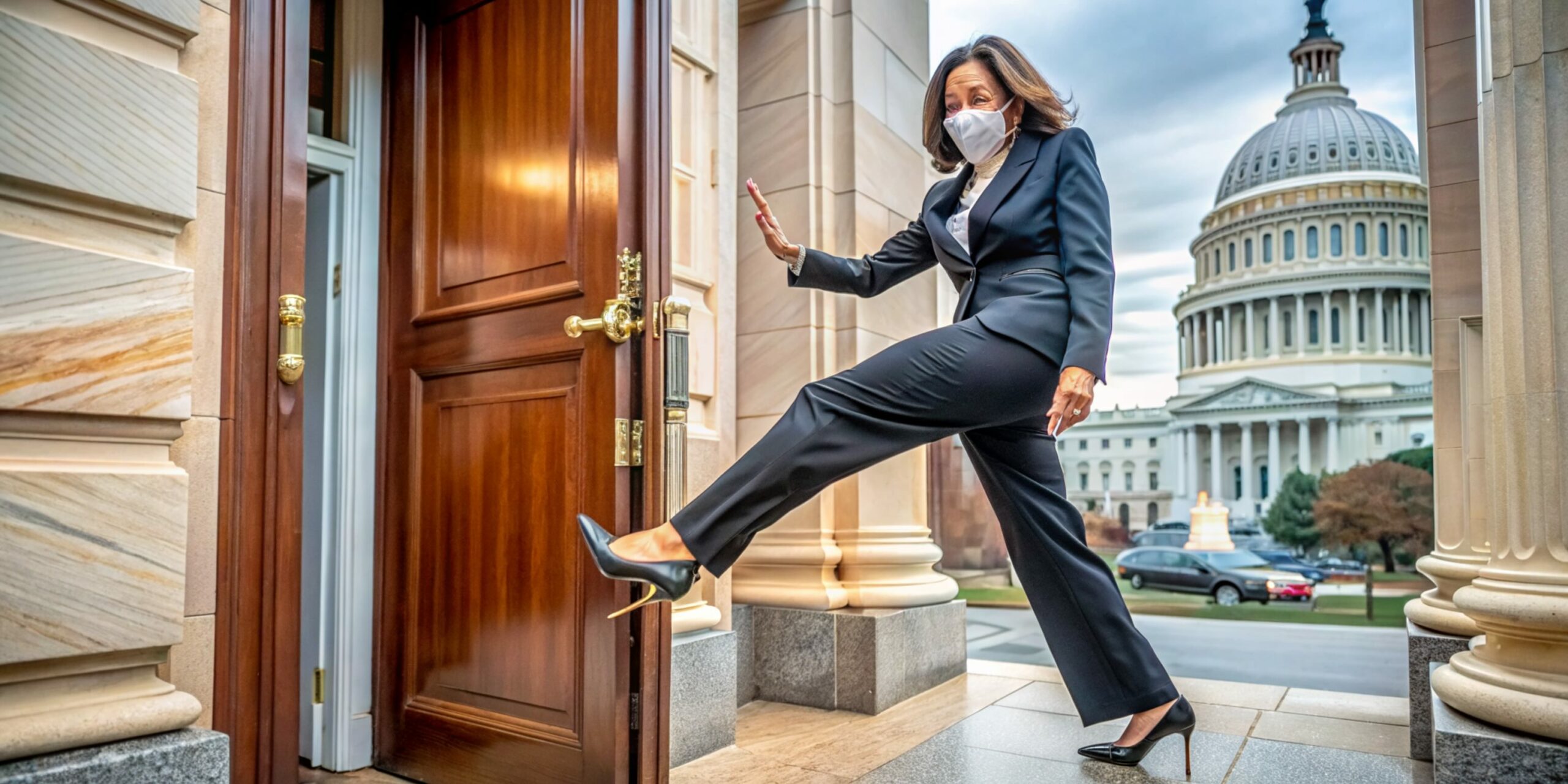 WATCH: Kamala Tells Kids to ‘Kick That F**king Door Down’ to Progress ...