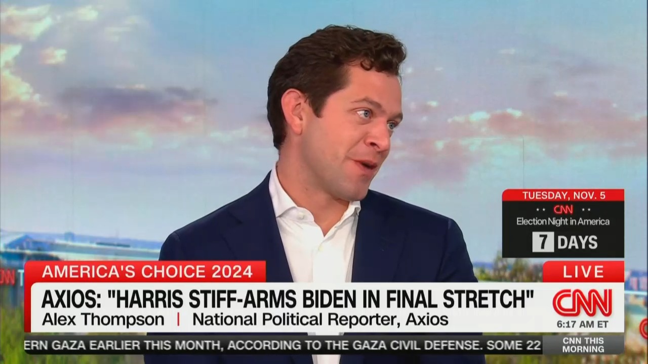 Alex Thompson Details Harris Campaign’s Stunning Snub of Joe Biden on ...