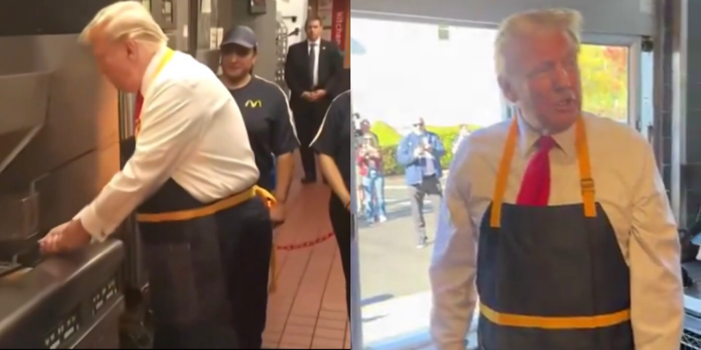 WATCH: Trump Serves Up Fries, Works Drive-Thru At PA McDonald's - EVOL - Evol News