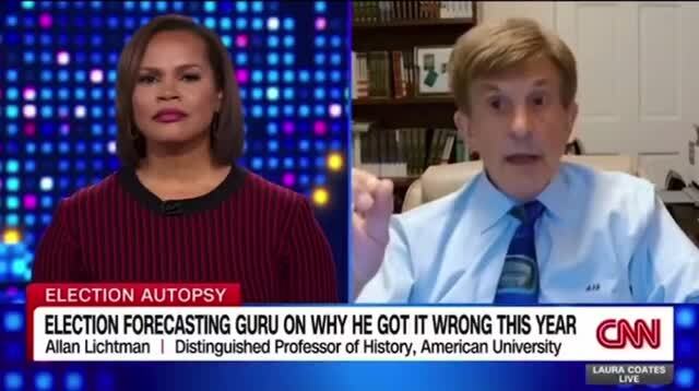 WATCH: 'Election Guru' Allan Lichtman Blames Failed Prediction On ...