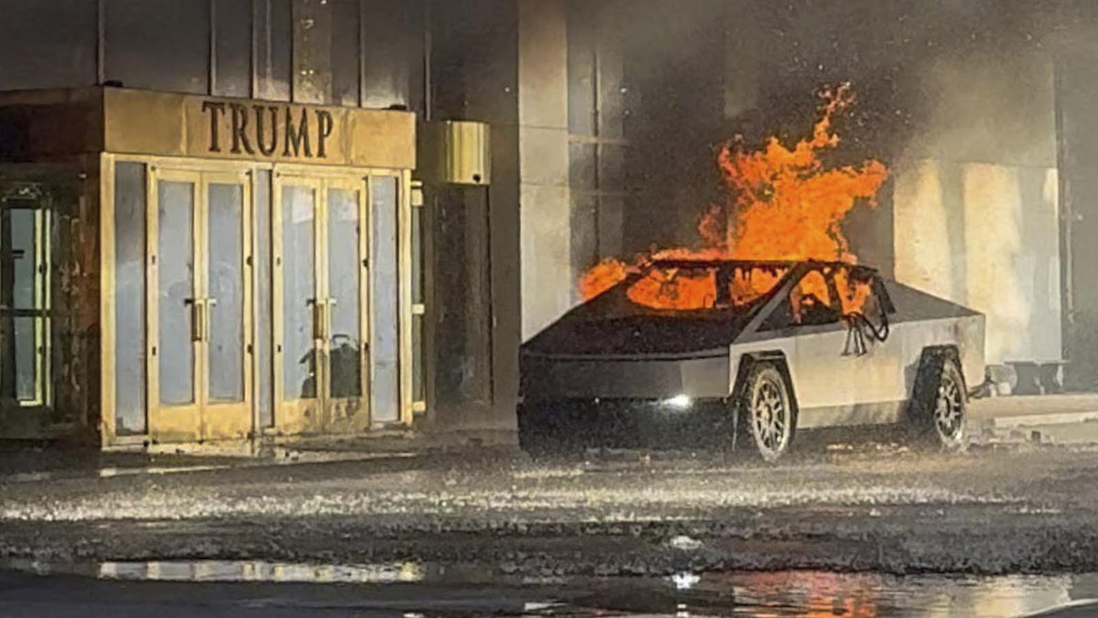 Tesla Cybertruck Explodes Outside Trump Tower: 1 Dead, 7 Injured - EVOL ...
