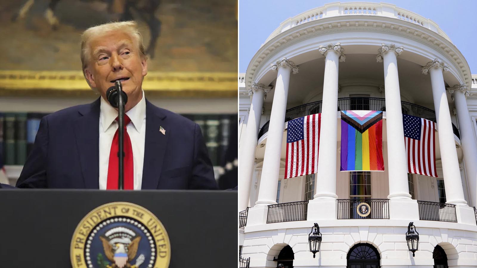 Pride, BLM Flags Banned: Trump Announces New ‘One Flag Policy’ - EVOL ...