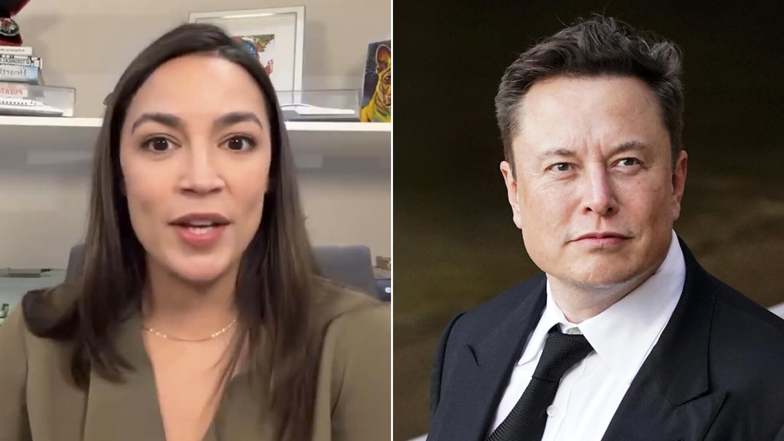 AOC Mocked After Calling Elon Musk ‘One of the Most Unintelligent ...