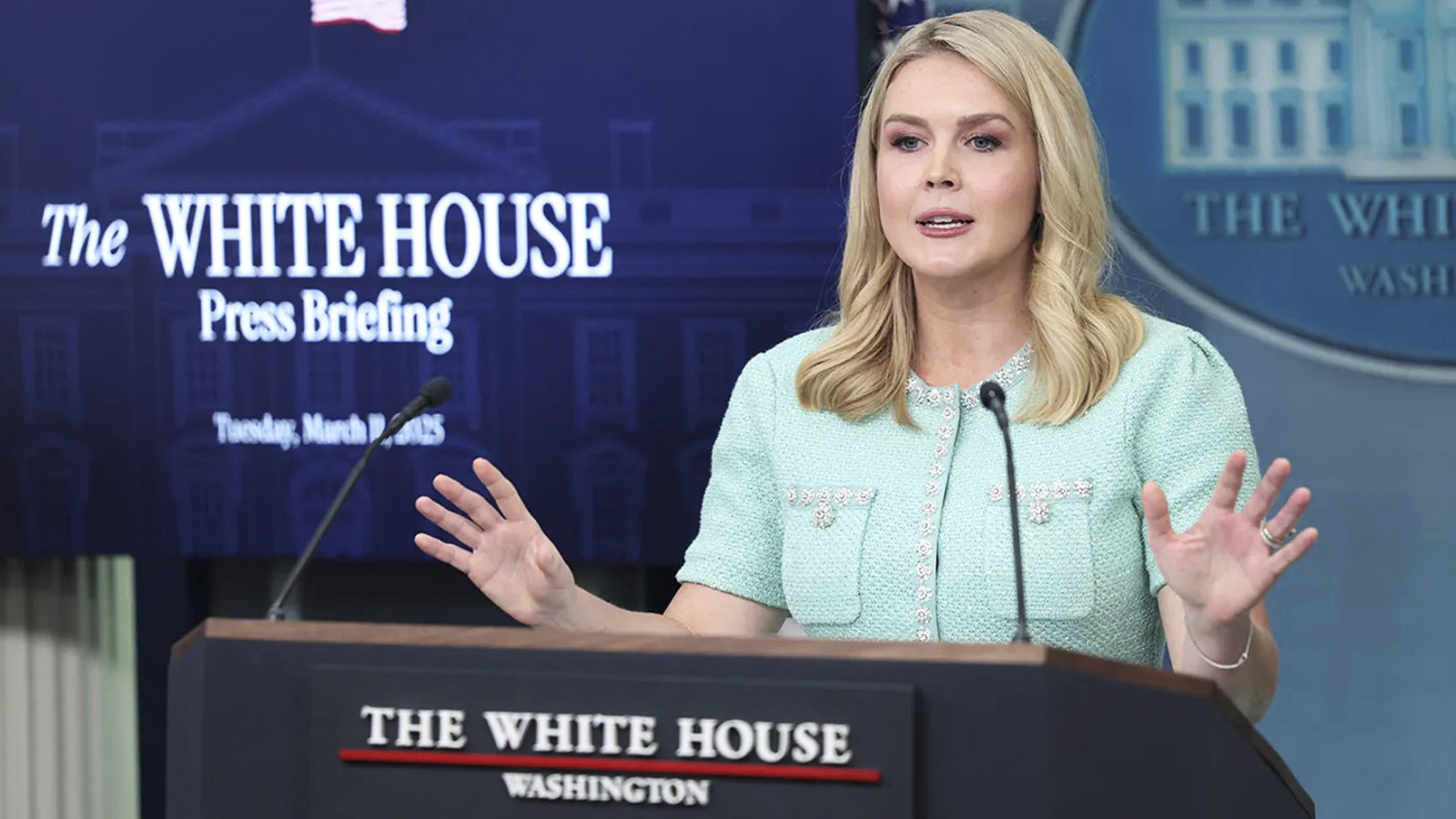 Watch: Karoline Leavitt Shuts Down Reporter at Briefing: ‘You’re Trying ...