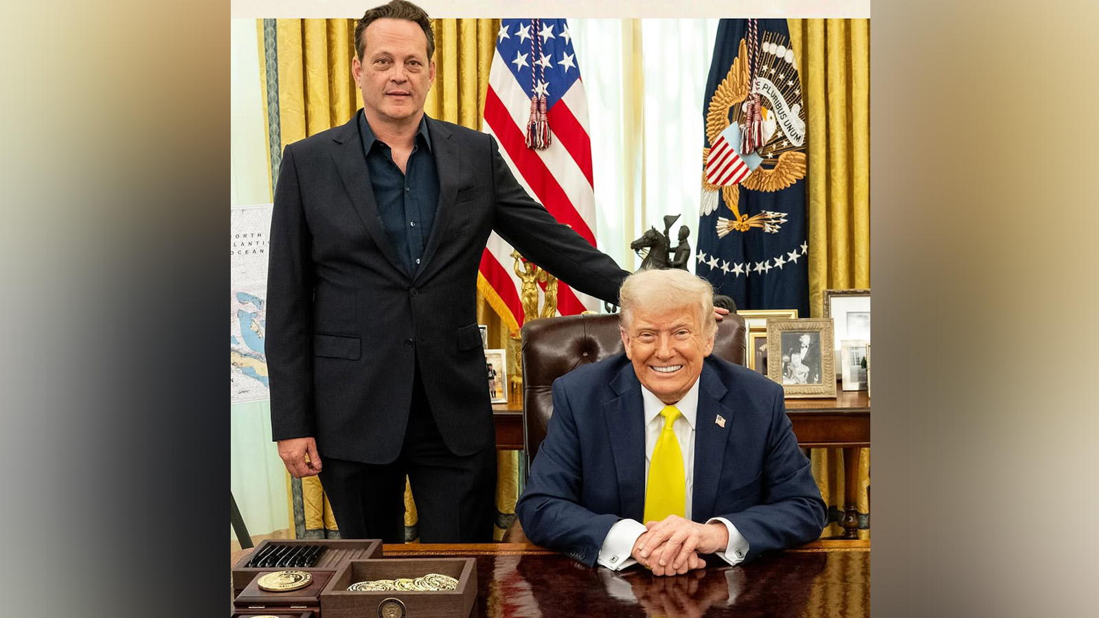 Hollywood Star Vince Vaughn Visits Trump in Oval Office - EVOL - Evol News